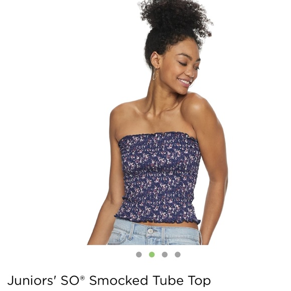 SO | Tops | Juniors So Smocked Tube Top | Poshmark
